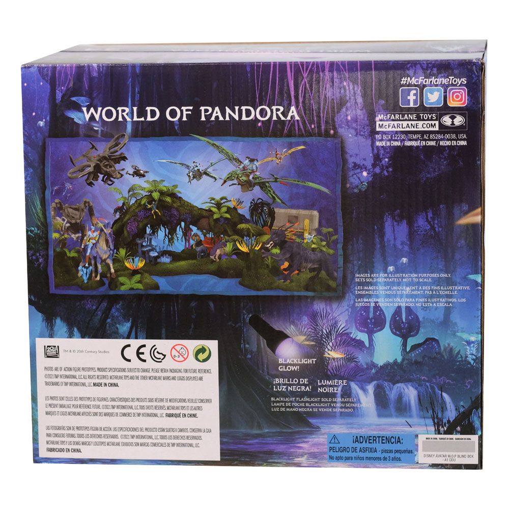 Avatar W.O.P Blind Box Blacklight Glow figurák Display (24) – Cosmic Team